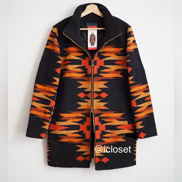 Pendleton | Jackets & Coats | Pendleton Wool Blend Walker Coat Double ...
